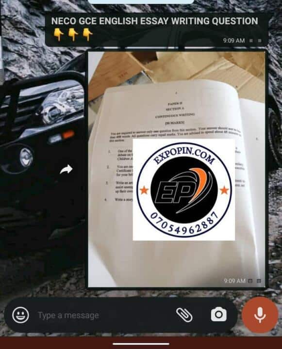 2023 NECO GCE Expo | 2023 NECO GCE Runz (Runs) | 2023 NECO GCE ...